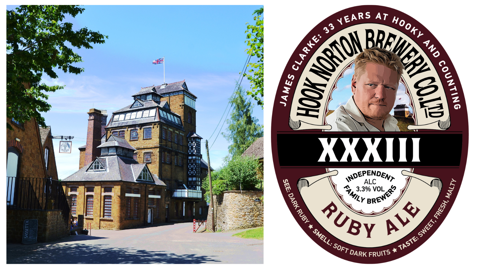 James Clarke marks 33 years at Hook Norton Brewery with unique beer ...