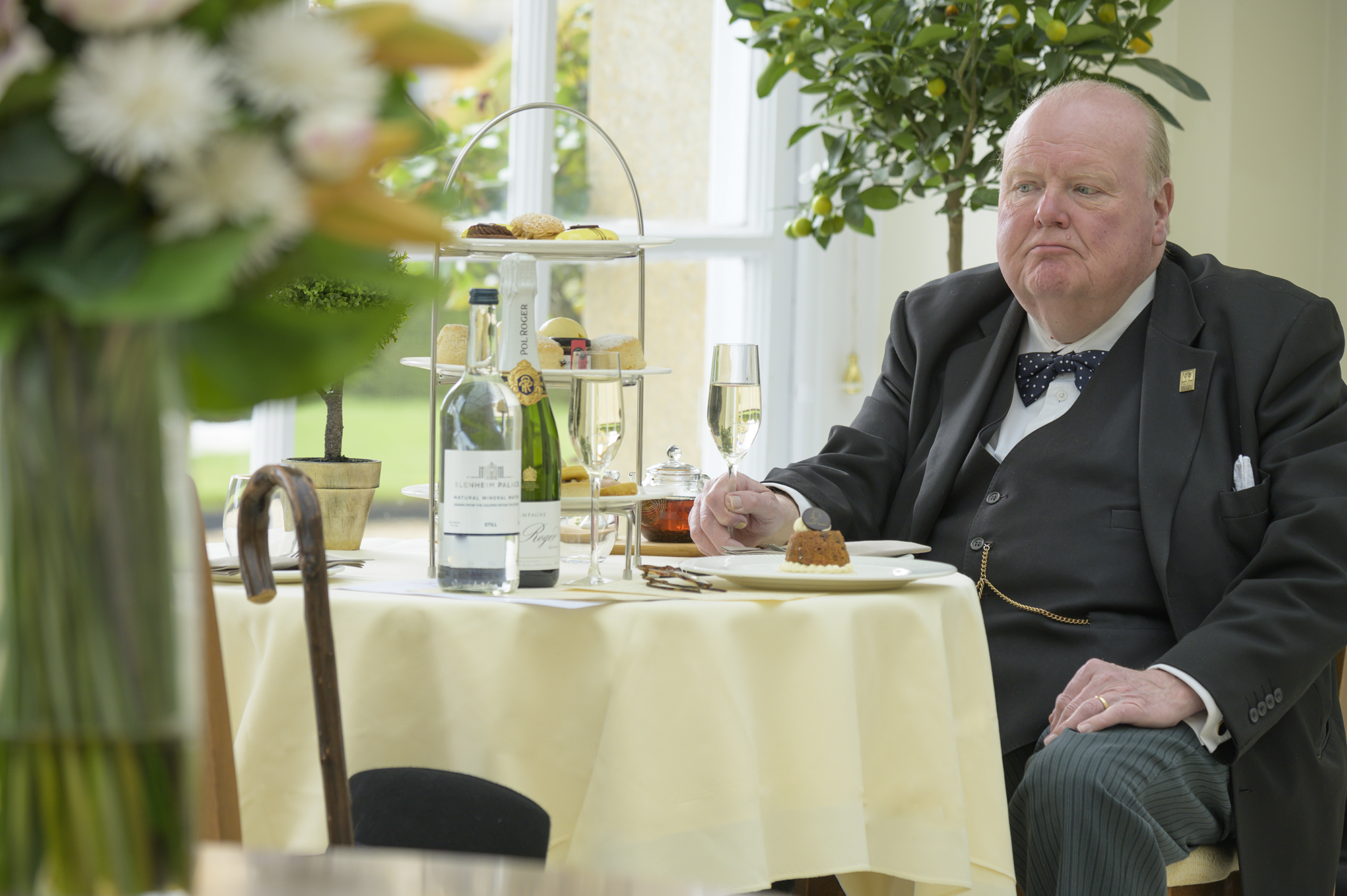 Sir Winston Churchill siren suit on display at Blenheim Palace ...