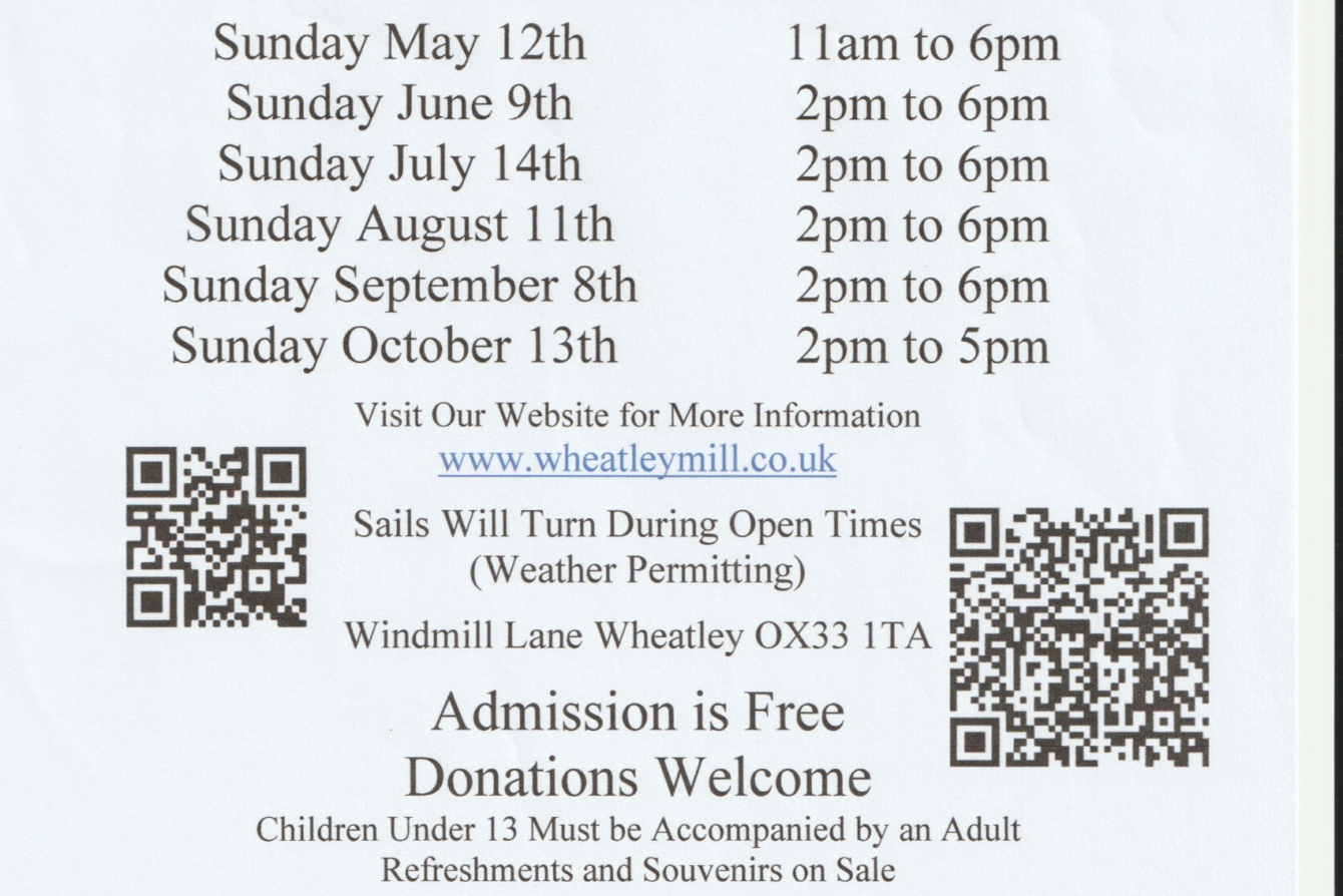 Wheatley Windmill Open Day – Experience Oxfordshire